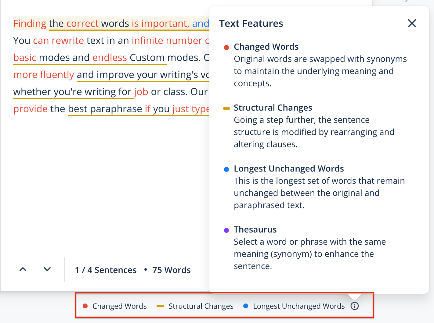 What do the colors mean in the QuillBot Humanizer? – QuillBot Help Center